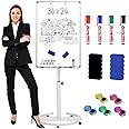 Nicpro Mobile Whiteboard, 36"x 24" Magnetic Dry Erase Board Stand ...