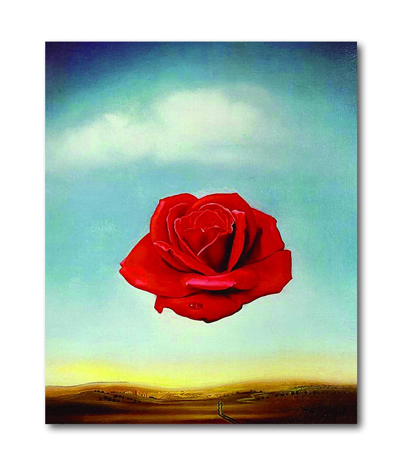 Tamatina Salvador Dalí Canvas Painting | The Meditative Rose | Modern ...