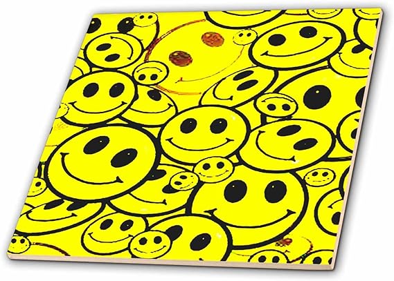 Amazon.com: 3dRose Smiley Faces - Ceramic Tile, 6-inch (ct_904_2): Home ...