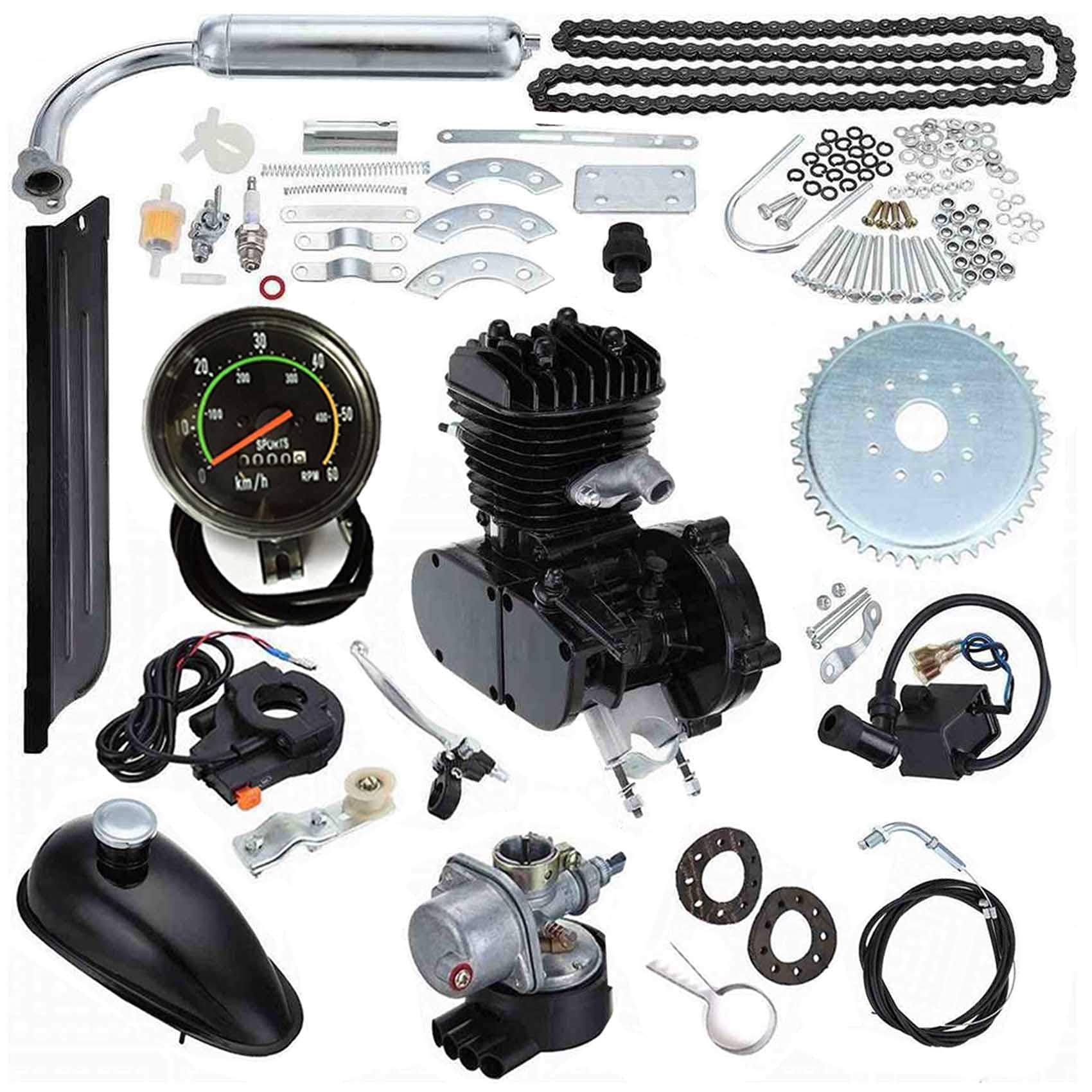 Mua Seeutek 80cc Bicycle Engine Kit 26" 28" Bike Bicycle Motorized 2 Stroke Cycle Petrol Gas ...