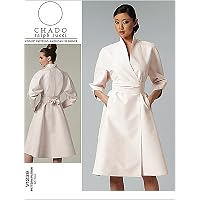 Amazon.com: VOGUE PATTERNS V1239 Misses' Dress and Belt, Size AA (6-8 ...