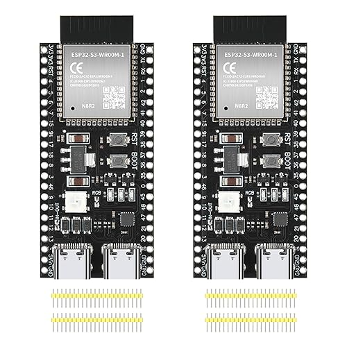 Yejmkj 2pcs Esp32 S3 Devkitc 1 N8r2 Development Board Esp32 S3 Wifi Bluetooth Mcu Module Dual
