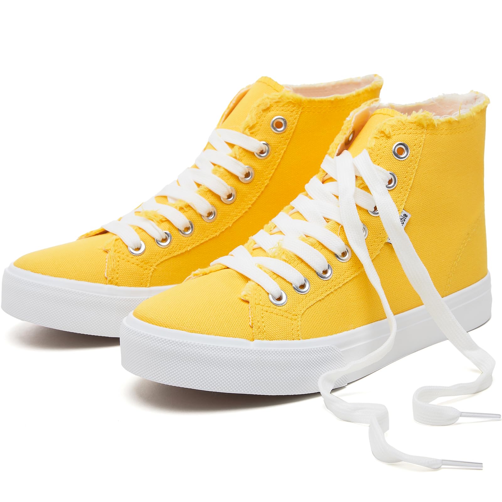 hash bubbie Women's Canvas High top Sneakers Classic Fashion High Tops ...