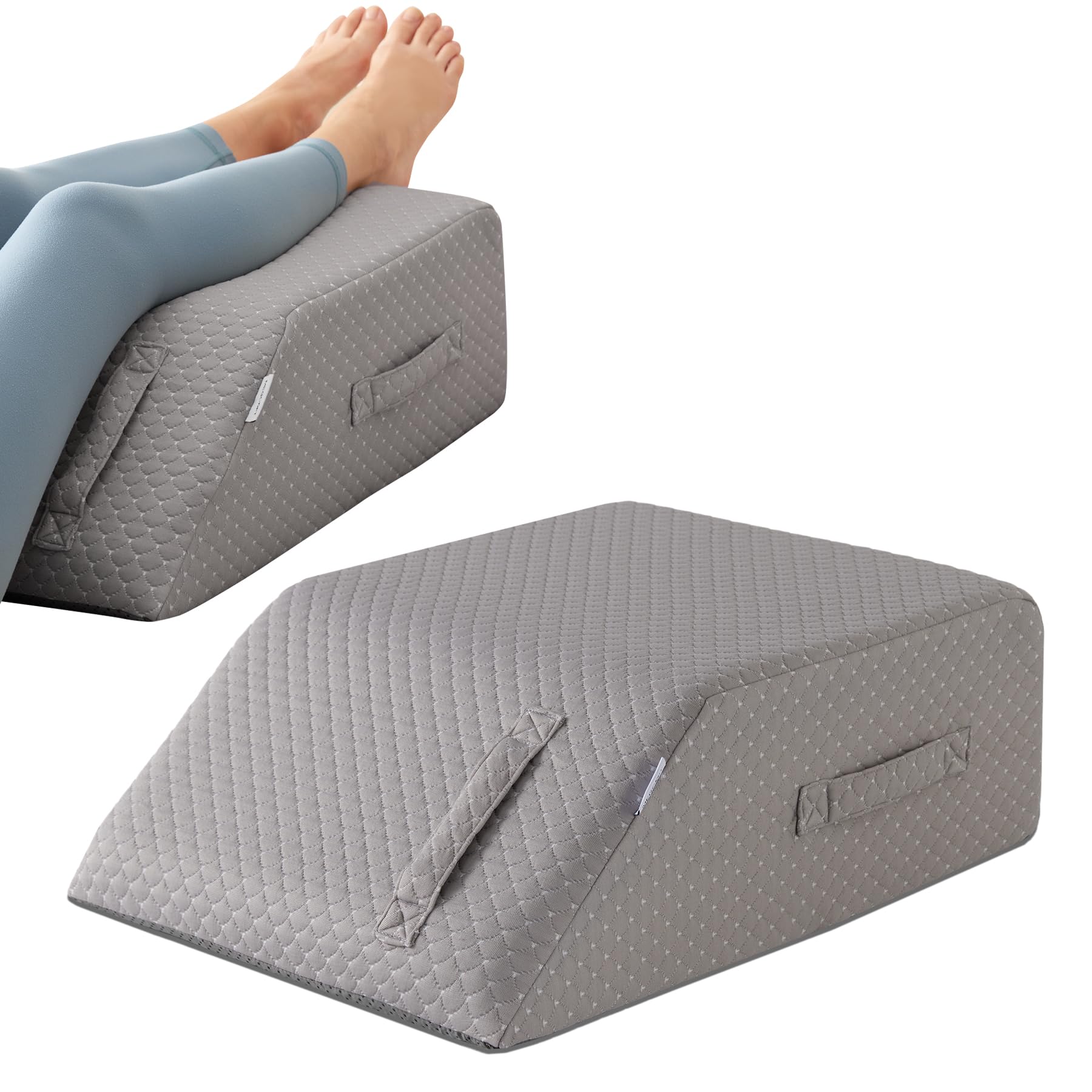 MEGCXIT Leg Pillow Elevation Blood Circulation, Leg Wedge for Elevation ...