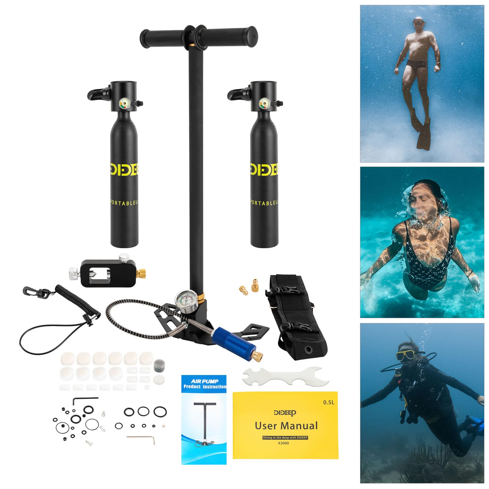 Mua BEYANEE 0.5L Mini Tank Dive Scuba,5-10 Minutes Underwater Breath ...