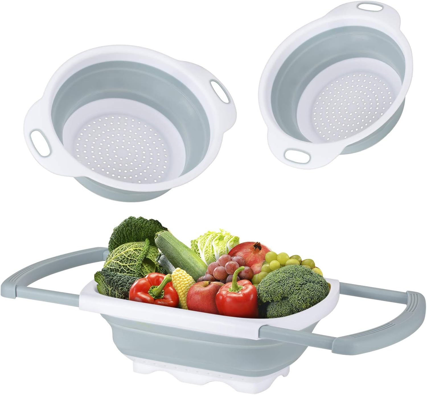 Amazon.com: Colander Collapsible, Kitchen Strainer Colander ...