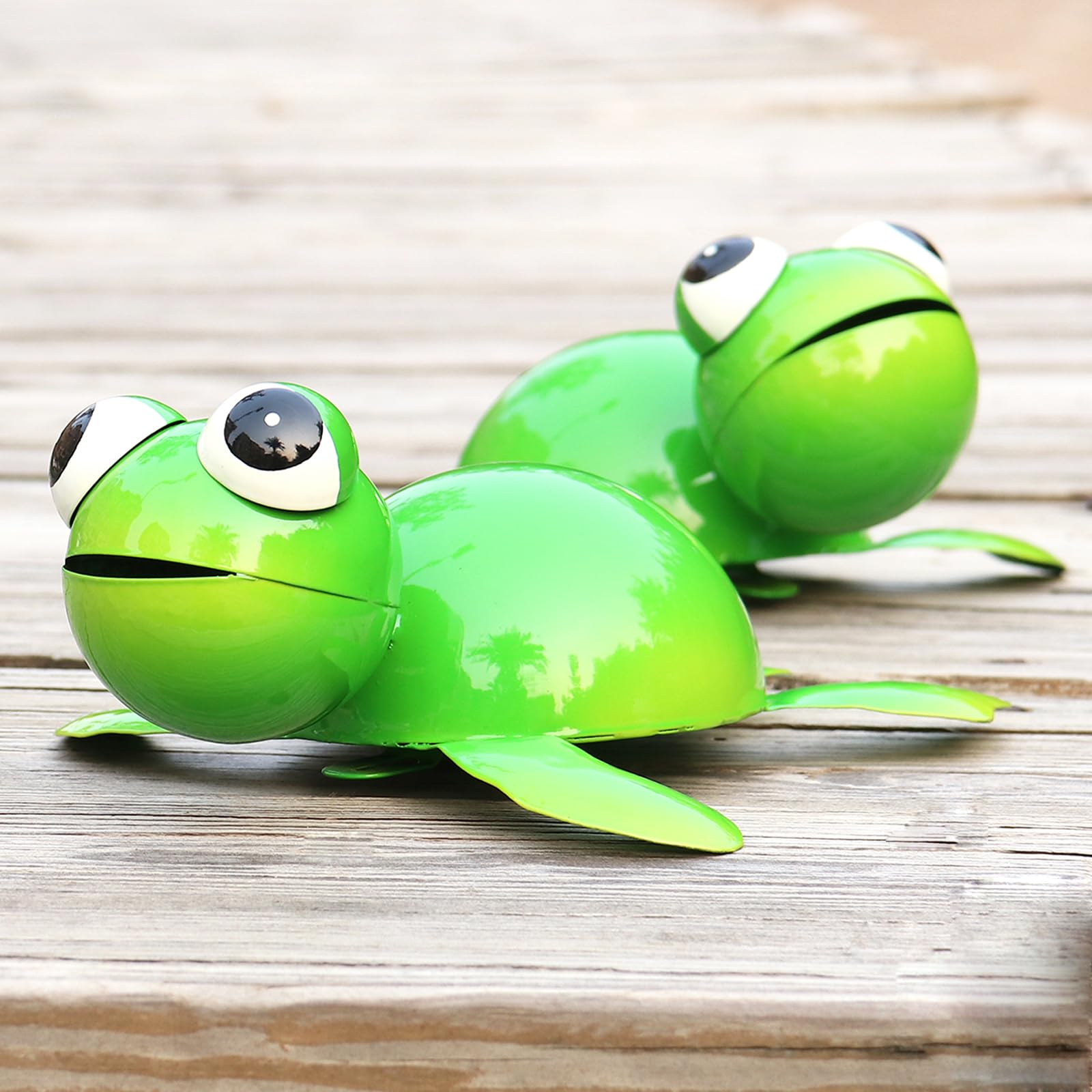 Cruis Cuka Adorable Metal Turtle Garden Decor - Set of 2 Cute Outdoor ...