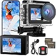 Amazon.com : Ourlife 5K Action Camera, Waterproof Sport Camera with Dual Screen,Anti-Shake WiFi ...