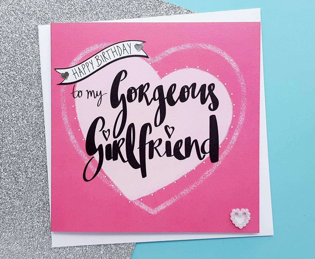 Birthday Card To Your Girlfriend Card Design Template