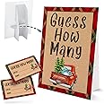Amazon.com: Christmas Party Game - Guess How Many, One Standing Sign ...