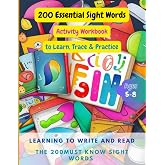 Amazon.com: 200 Essential Sight Words for Kids Learning to Write and ...