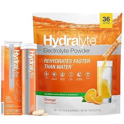 Hydralyte Electrolyte Bundle - Natural Orange Powder Bahrain | Ubuy