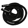 HYPERWEAR Hyper Rope Weighted Short Battle Rope, 15 lbs, 1.5in x 20ft ...