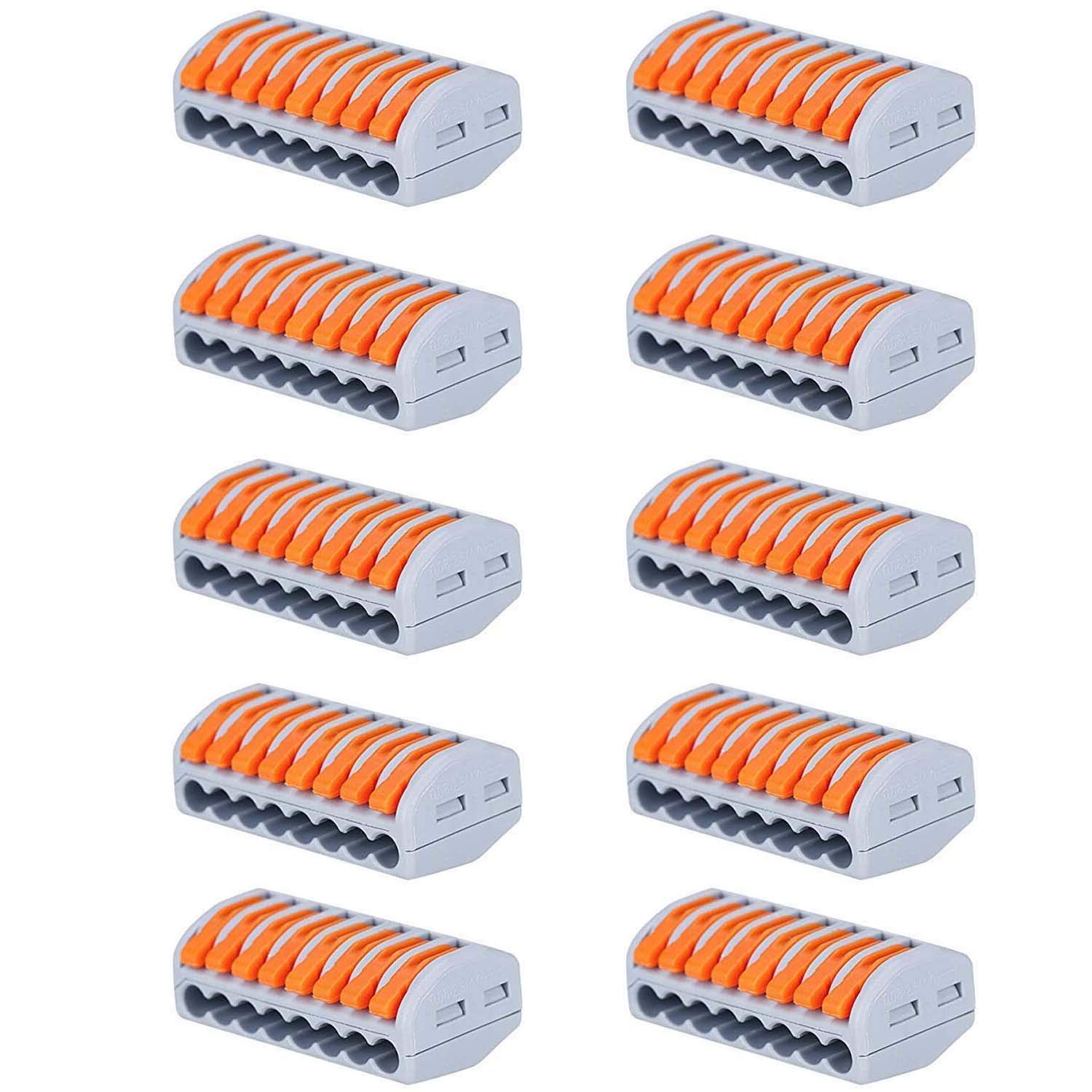 8pin Universal Conductor Compact Wire Connectors Lever Terminal Block ...