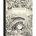 Amazon.com: Composition Notebook College Ruled: Frog & Mushroom Vintage ...