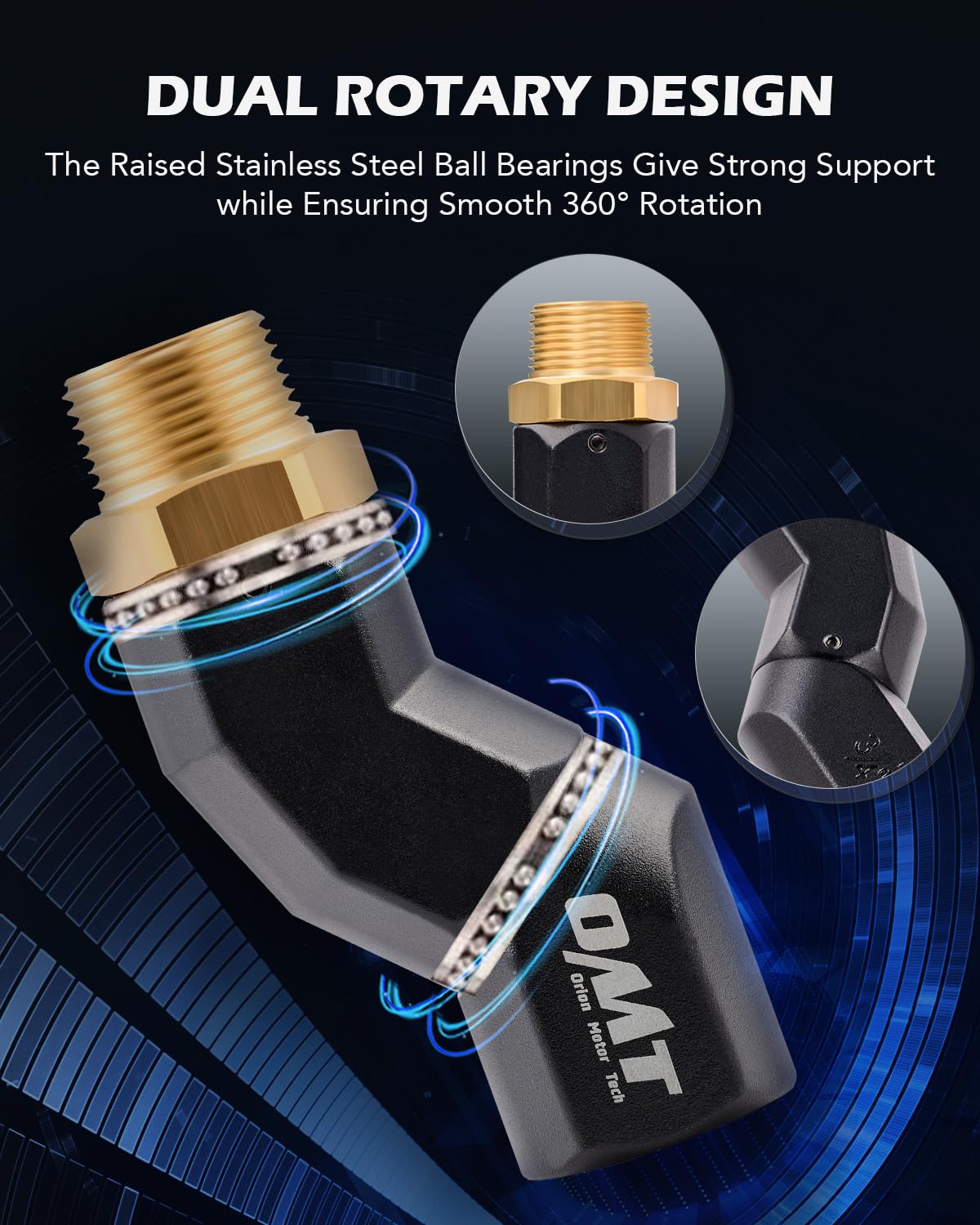 Mua Orion Motor Tech Fuel Hose Nozzle Swivel, 3/4" Dual NPT Threads ...