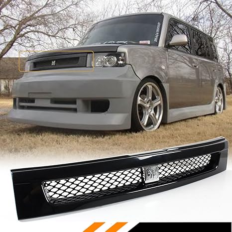 Amazon.com: Fits for 2004-2007 Scion XB Glossy Black JDM Front Hood ...