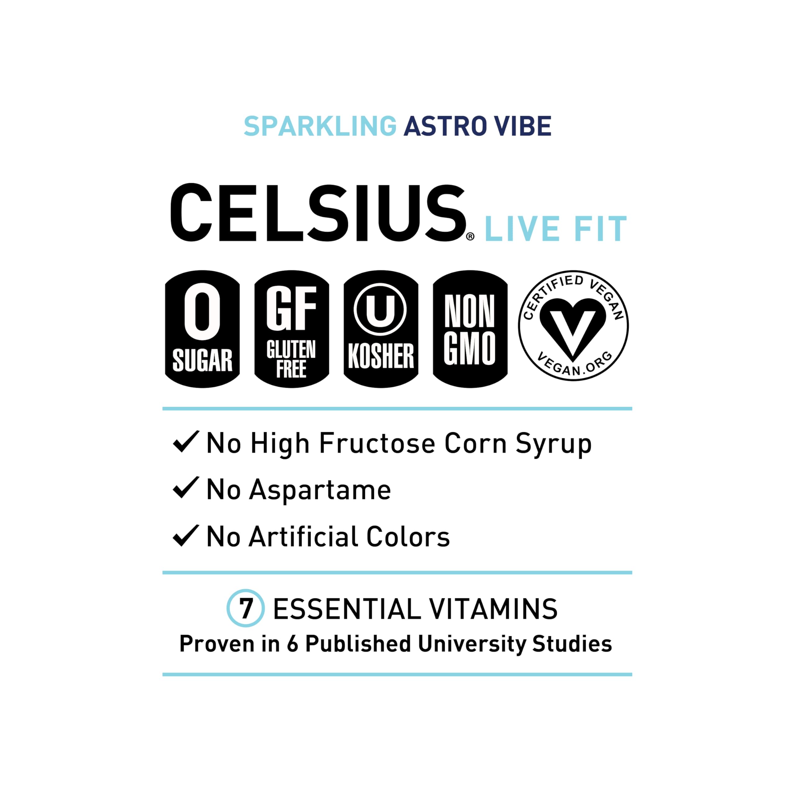 Mua CELSIUS Sparkling Astro Vibe, Functional Essential Energy Drink 12 ...