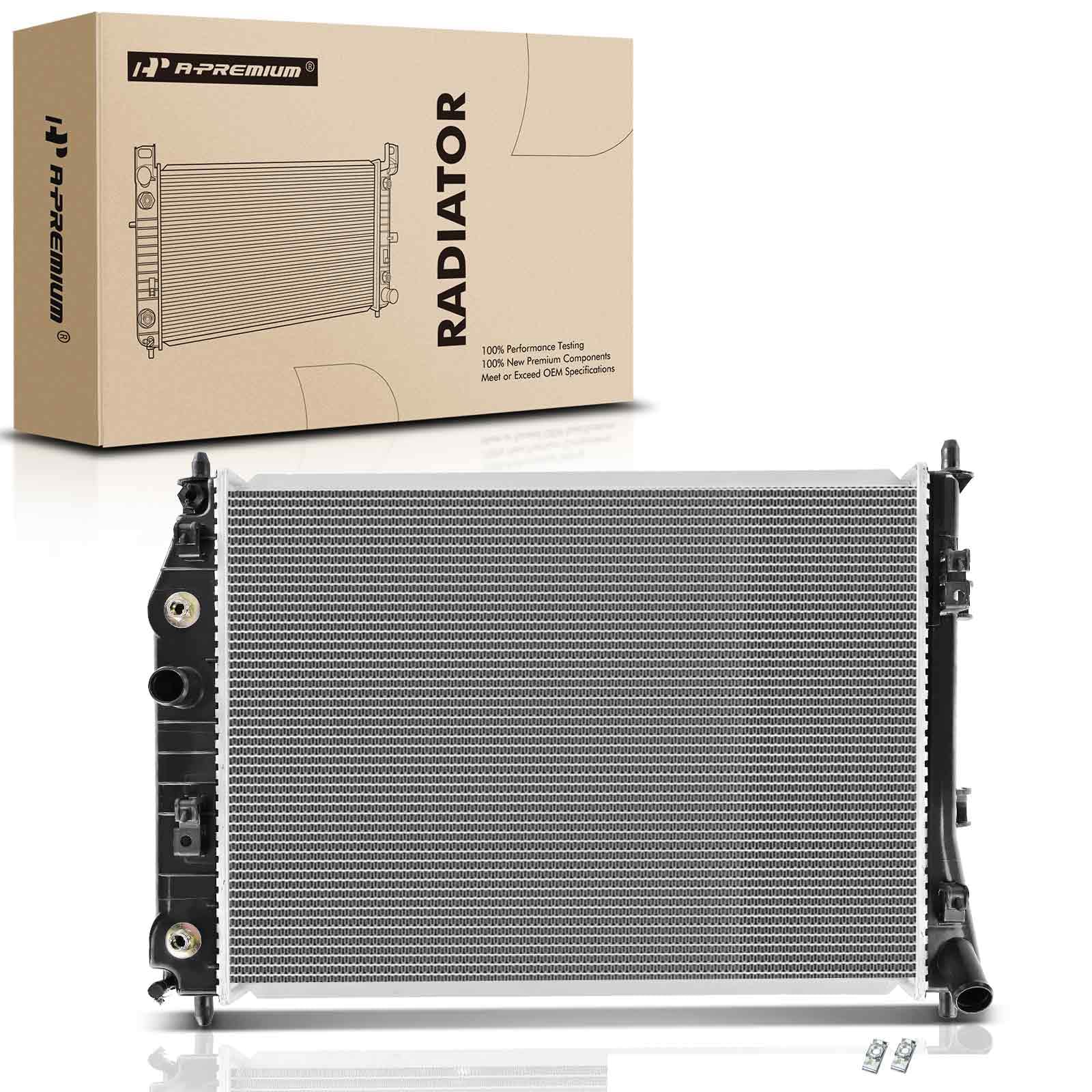 A-Premium Engine Coolant Radiator with Transmission Oil Cooler ...