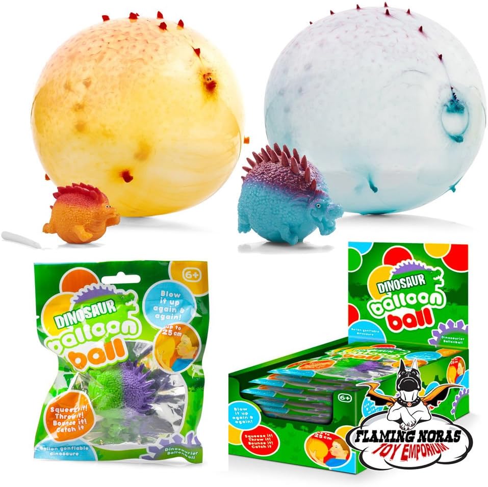 Tobar 23060 Dinosaur Balloon Ball, Mixed: Amazon.co.uk: Toys & Games