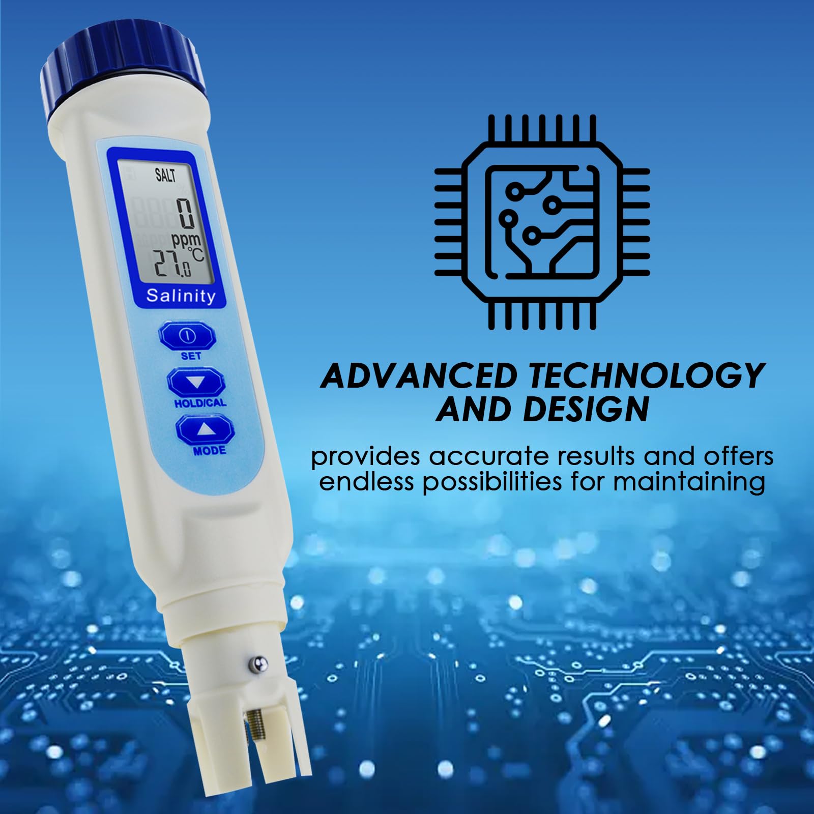 Mua 2 in 1 Salt Tester Digital Salinity Meter with ATC Salinity and ...