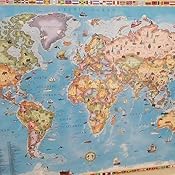 World Map for Kids (Laminated): Akros: 9789871663057: Amazon.com: Books