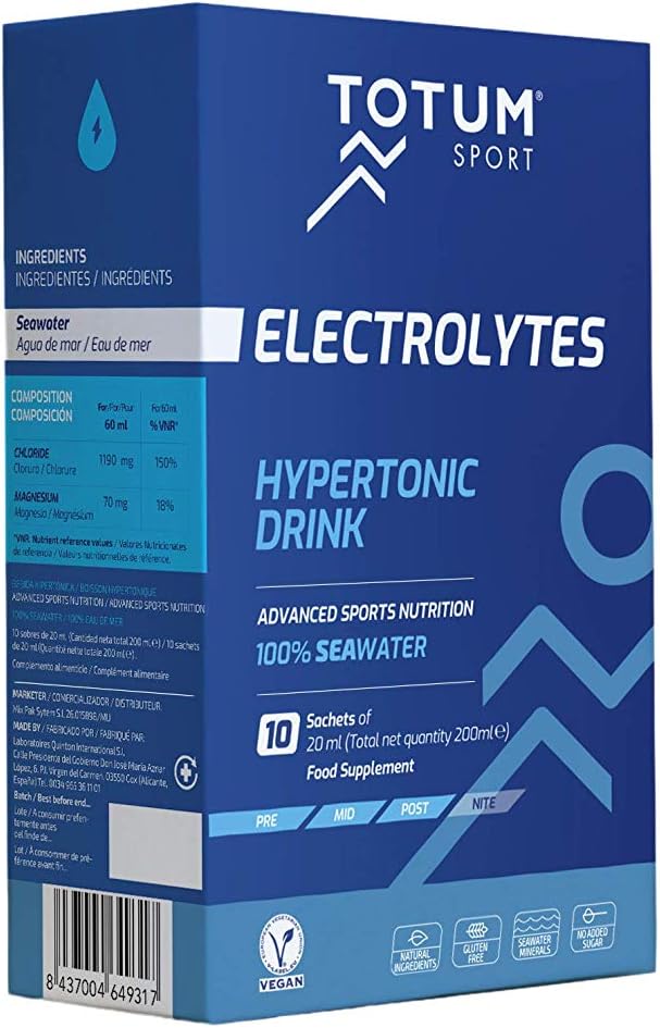 Totum Sport – 10 sachets – 200ml – 100% Natural Electrolyte Hydration ...