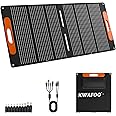 Amazon.com : 100 Watt Portable Solar Panel for Power Station, 100W 20V Foldable Solar Charger ...