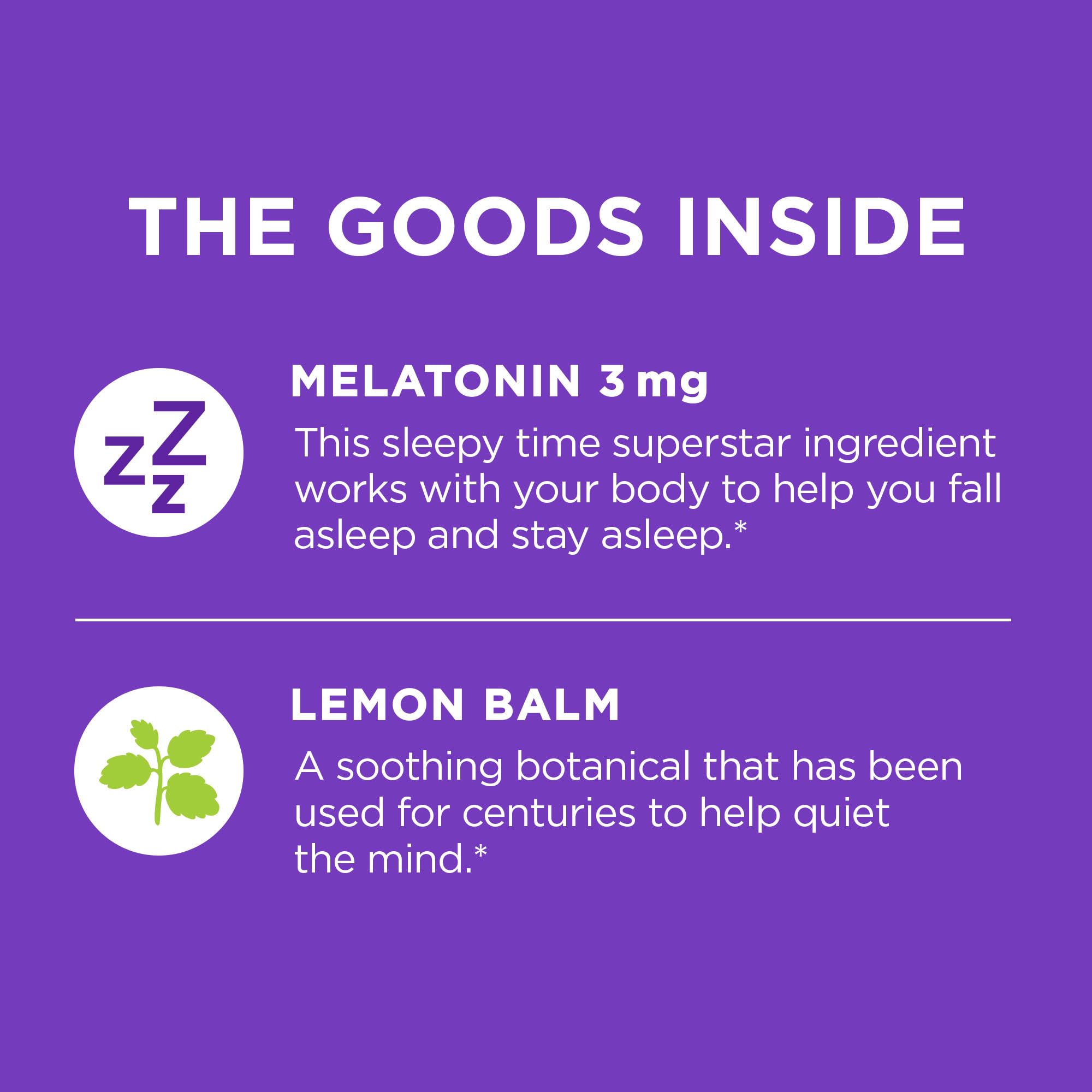 Mua OLLY Sleep Fast Dissolves, 3mg Melatonin, Lemon Balm, Strawberry ...