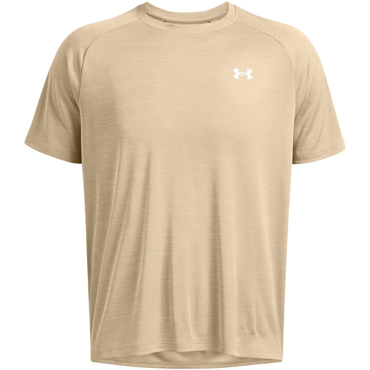 Under Armour Men's Tech Textured Short Sleeve T Shirt, (300) City Khaki ...