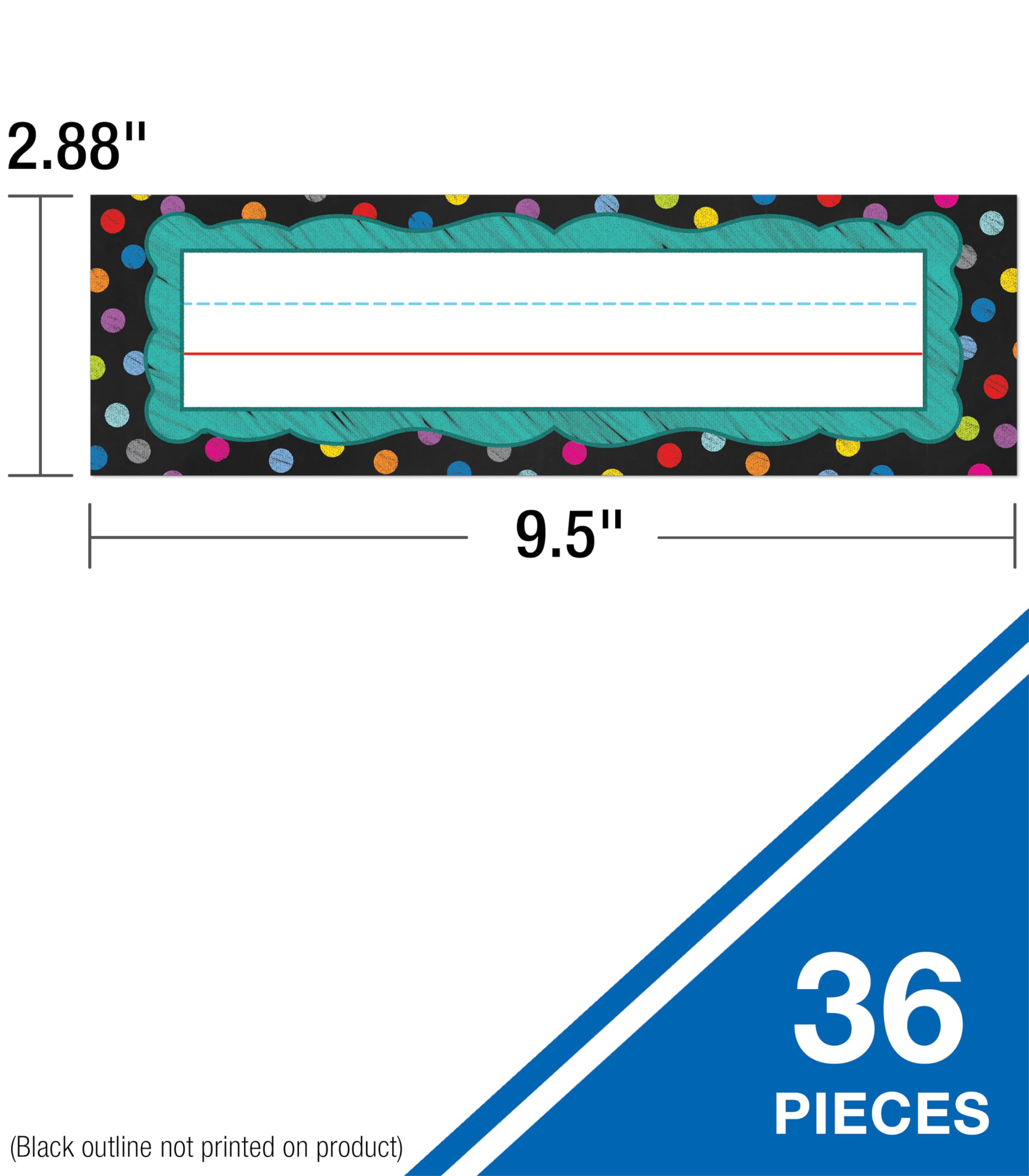 Mua Carson Dellosa 36-Piece Colorful Polka Dot Classroom Nameplates ...