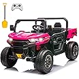 Amazon.com: Sopbost 24V Ride On Toys for Big Kids 2 Seater Battery ...