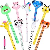 Amazon.com: 6pcs Inflatables Toys Animals Stick with Sound Jungle ...