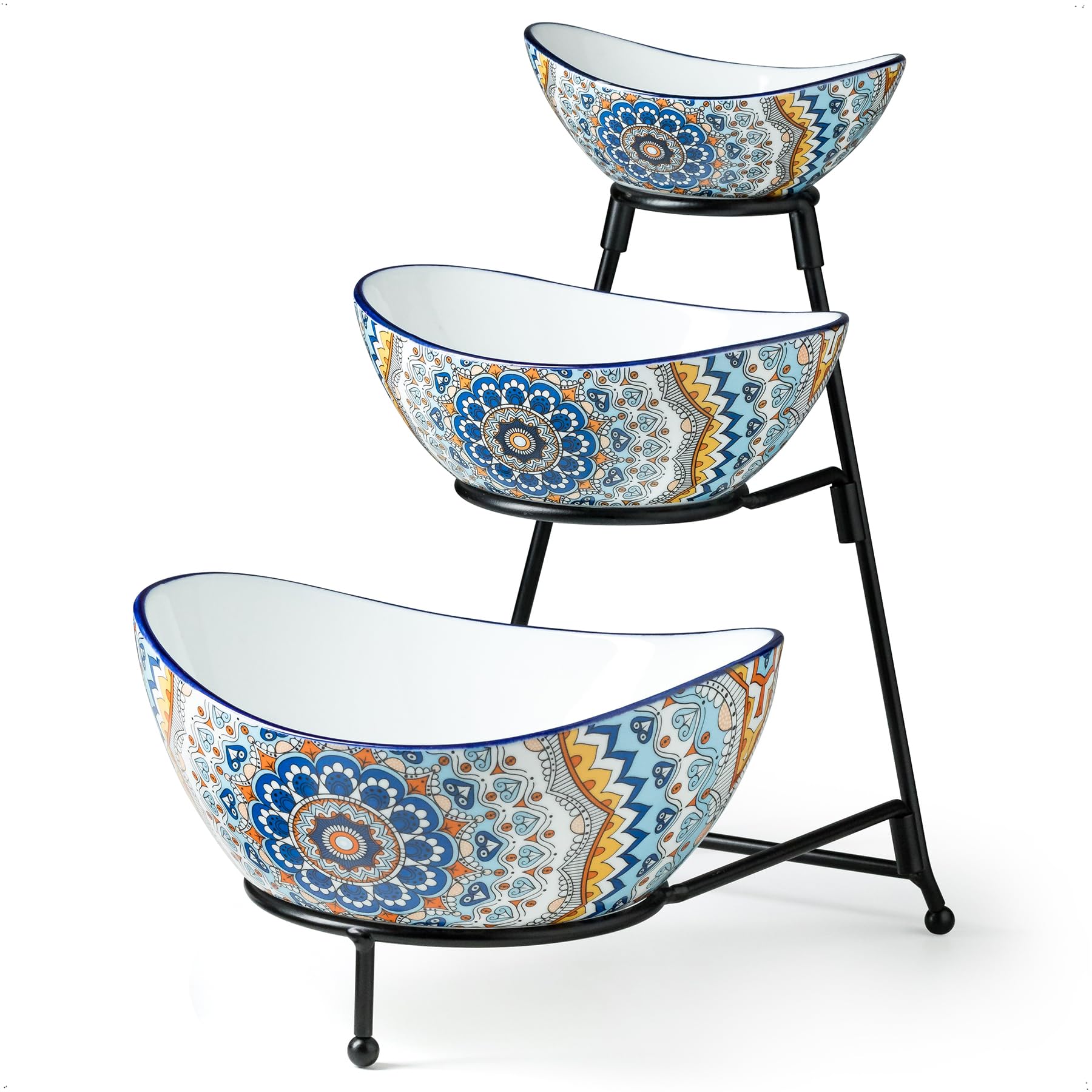 YHOSSEUN 3 Tier Serving Bowls, Serving Dishes for Entertaining ...