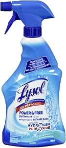 Lysol Bathroom Cleaner Spray, Power and Free Trigger, Cool Spring ...