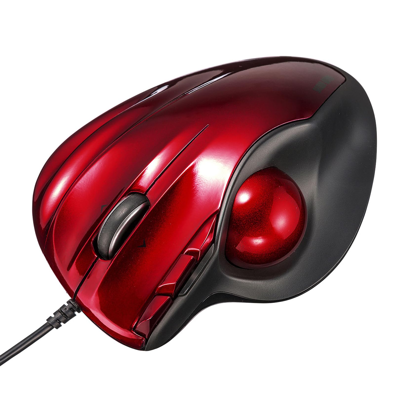SANWA Wired Ergonomic Trackball Mouse, Programmable Roller Ball Mice ...