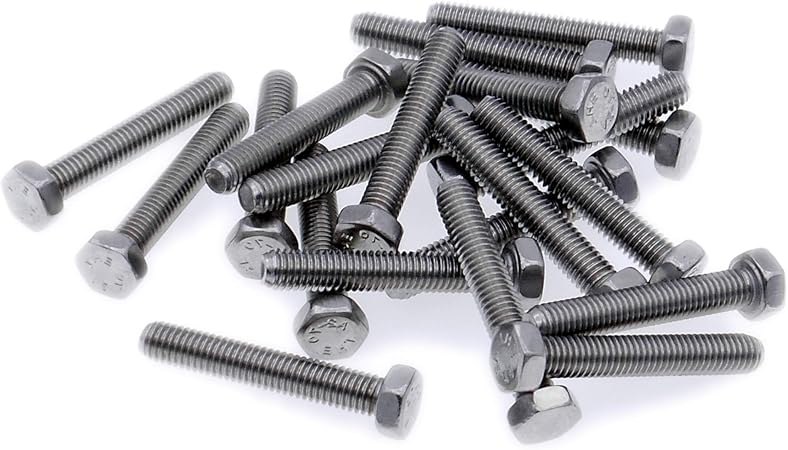 M5 (5mm x 60mm) Hex Bolt (Fully Threaded Setscrew) - Stainless Steel ...