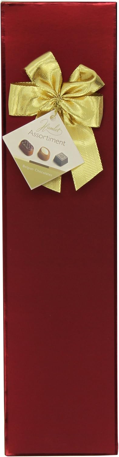 Hamlet Belgian Chocolates in a Long Red Box with Bow 250 g: Amazon.co ...