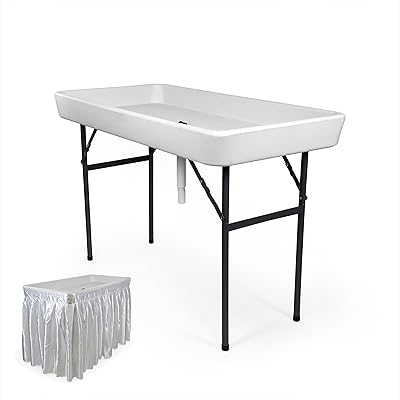 Buy RecPro 4 Foot Cooler Ice Table Party Ice Folding Table with ...