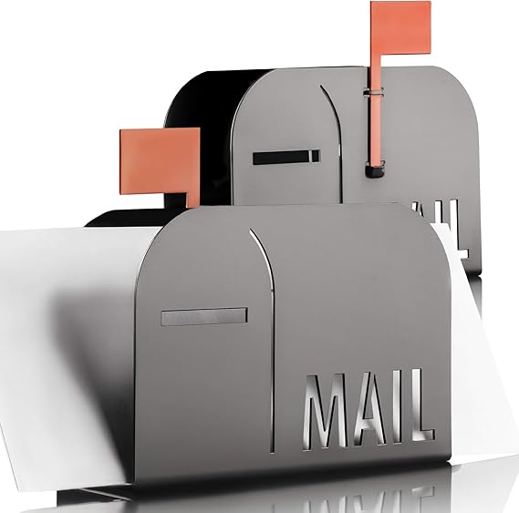 Amazon.com : Desktop Mail Organizer, Metal Cutout Mailbox Design Letter ...