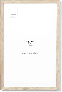 (11x17 in | 28x43 cm) Natural Solid Oak Wood Picture Frame Poster Frame ...