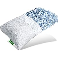 Amazon.com: Cooling Bed Pillows for Sleeping, Shredded Memory Foam Pillows for Shoulder and Neck ...