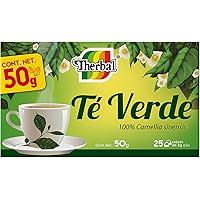 Therbal Té Verde 25 Saquitos : Amazon.com.mx: Alimentos y Bebidas