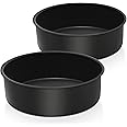 Amazon.com: E-far 9½ x 3 Inch Cake Pan Set of 2, Nonstick Stainless ...