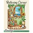Relaxing Corner: Adult Coloring Book with Calm, Cozy, and Peaceful ...