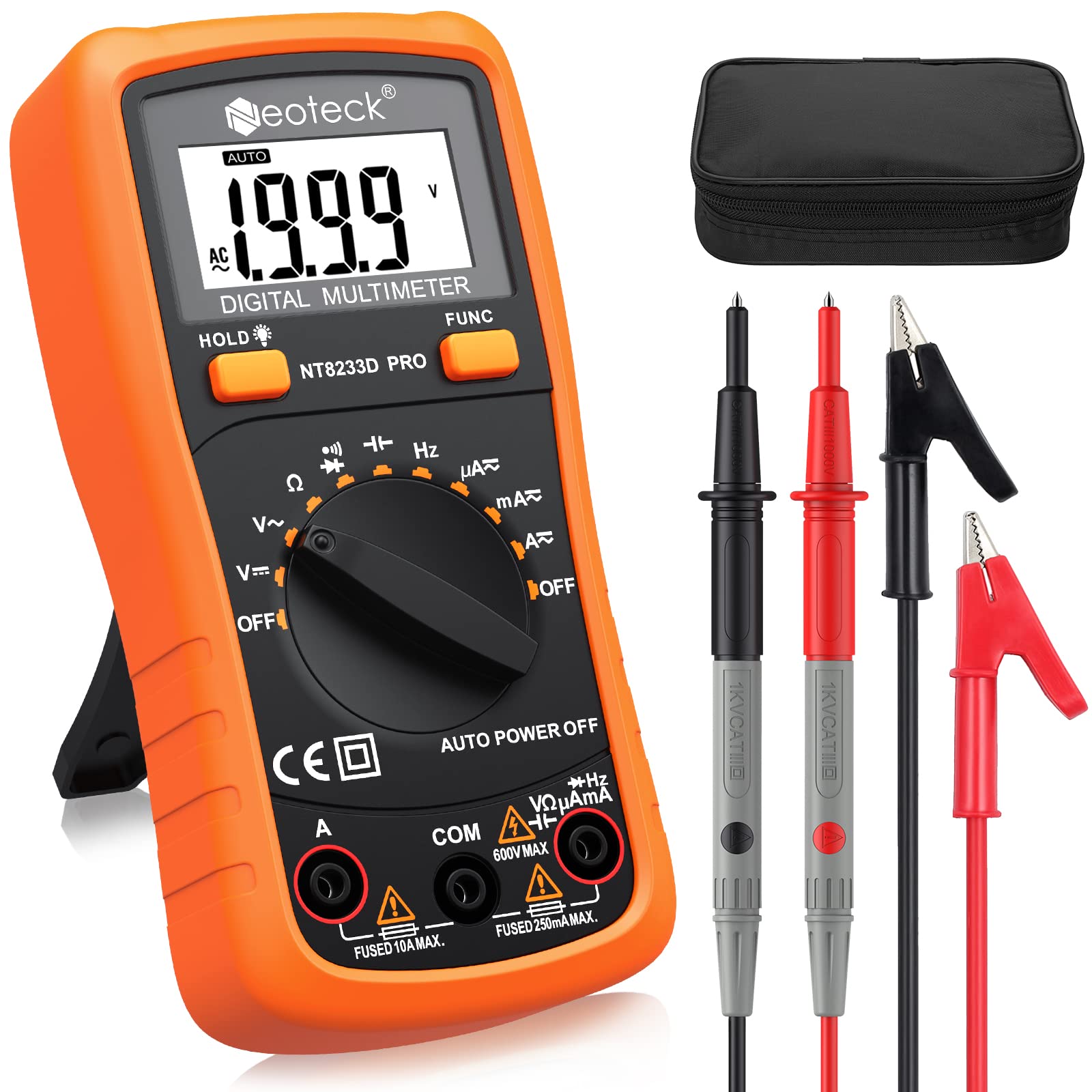 Mua Neoteck Digital Multimeter 2000 Counts Car Digital Multimeter with ...
