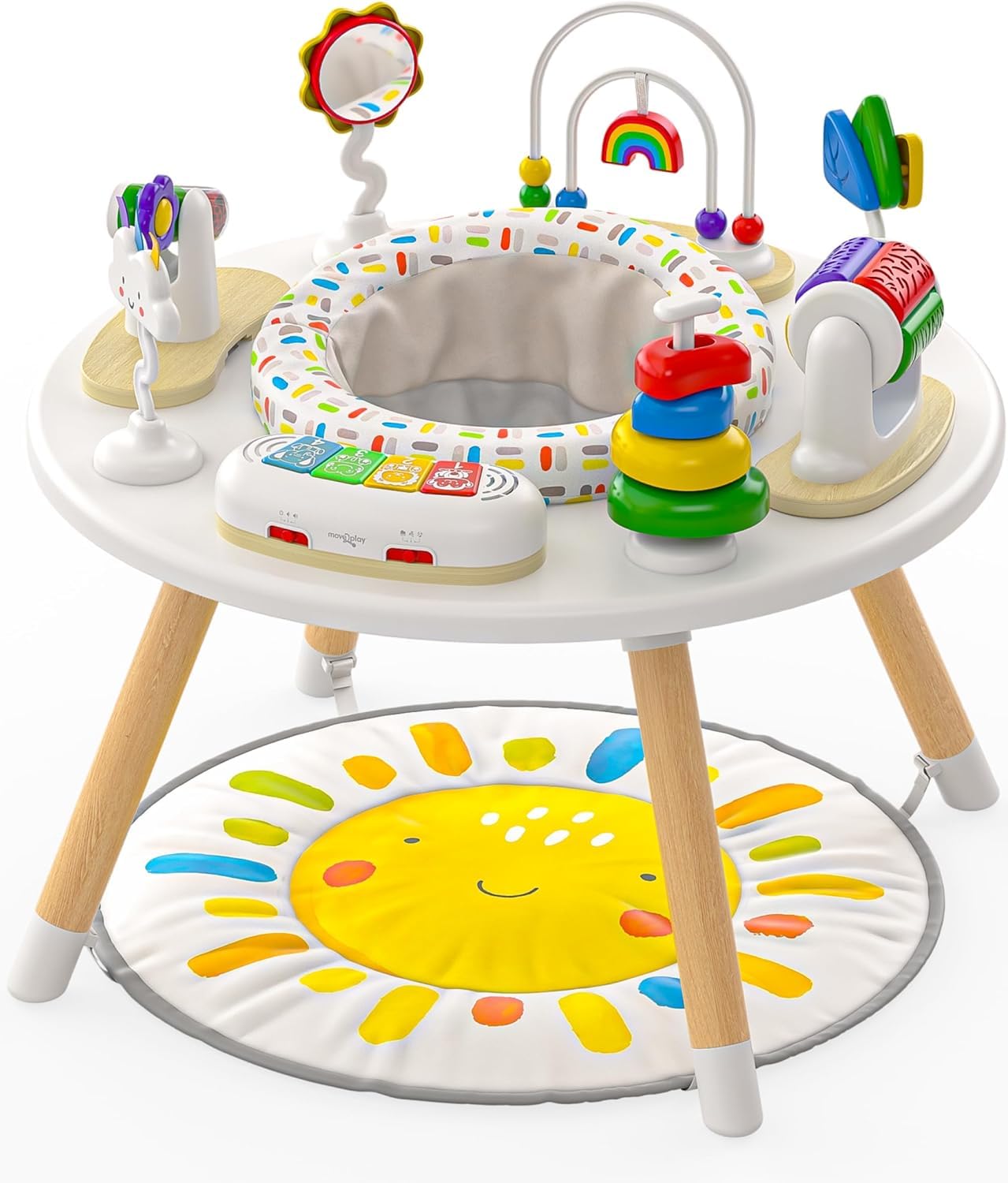 Move2Play 4-in-1 Baby Activity Center | Montessori-Inspired Design | 8 ...