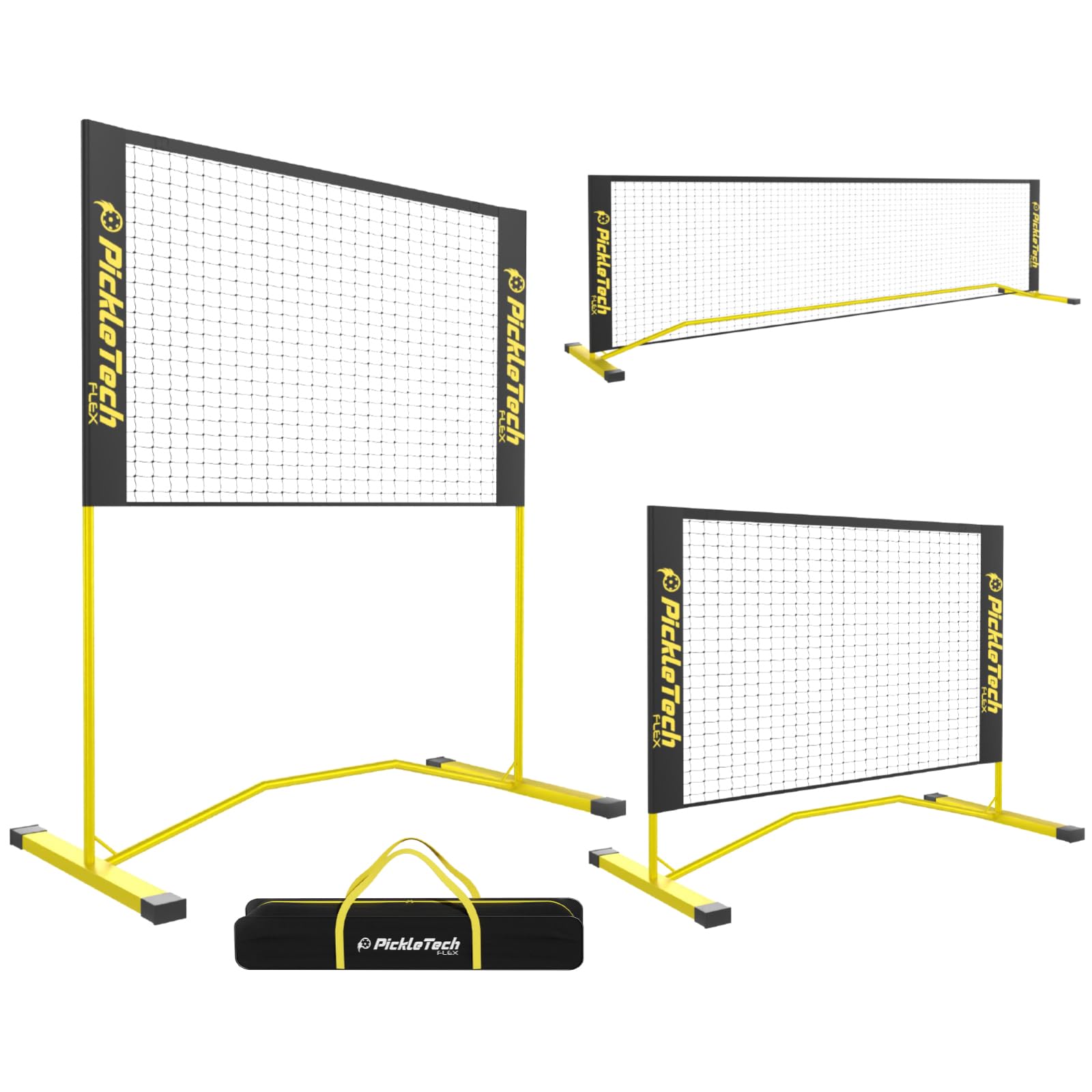 PICKLETECH Flex Version 4 ft Pickleball Practice Rebounder, Expandable ...