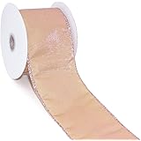 Amazon.com: Morex Ribbon Wired Metallics Glitter Chic Ribbon, 4" x 10 ...