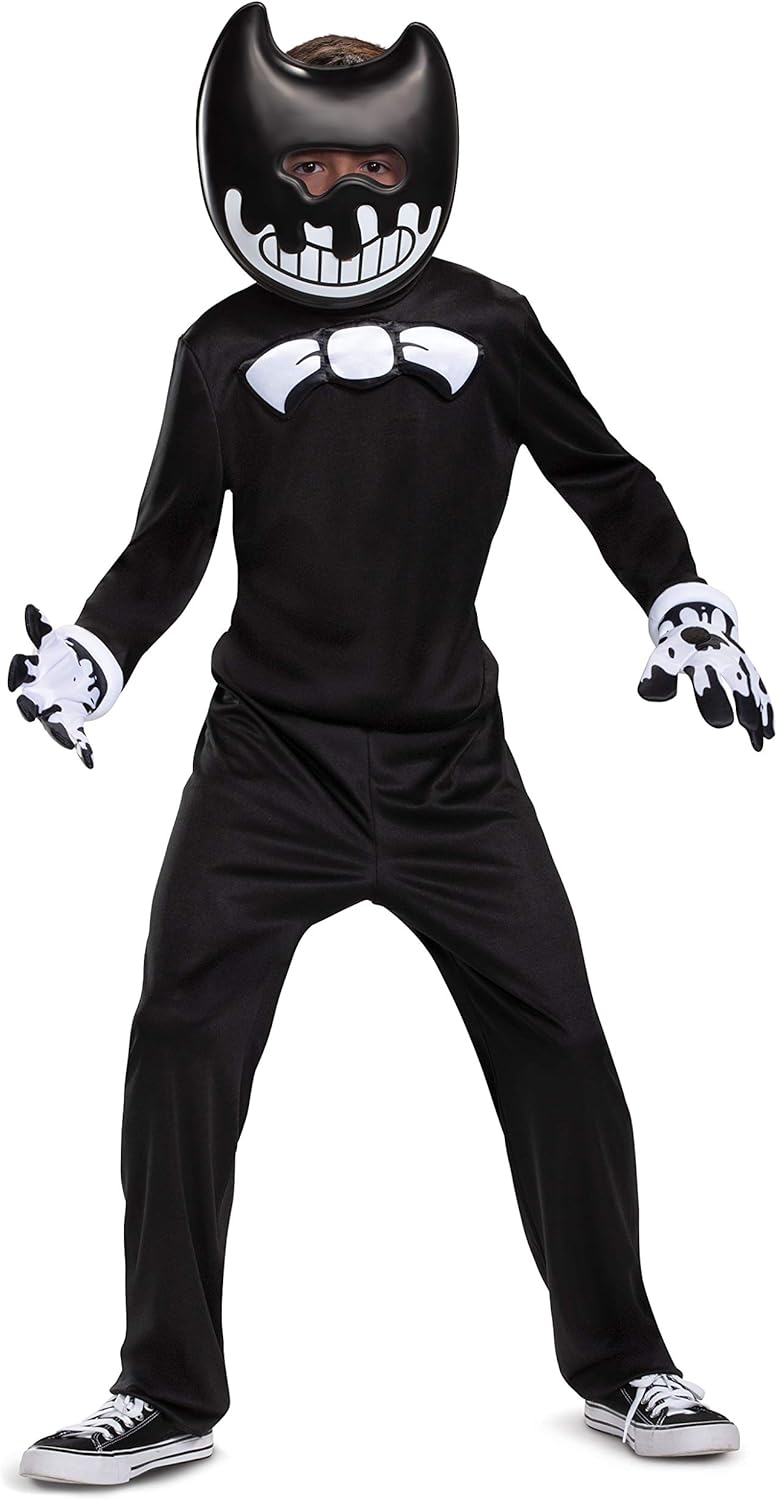 Ink Bendy Kids Classic Bendy and the Ink Machine Costume: Amazon.co.uk ...